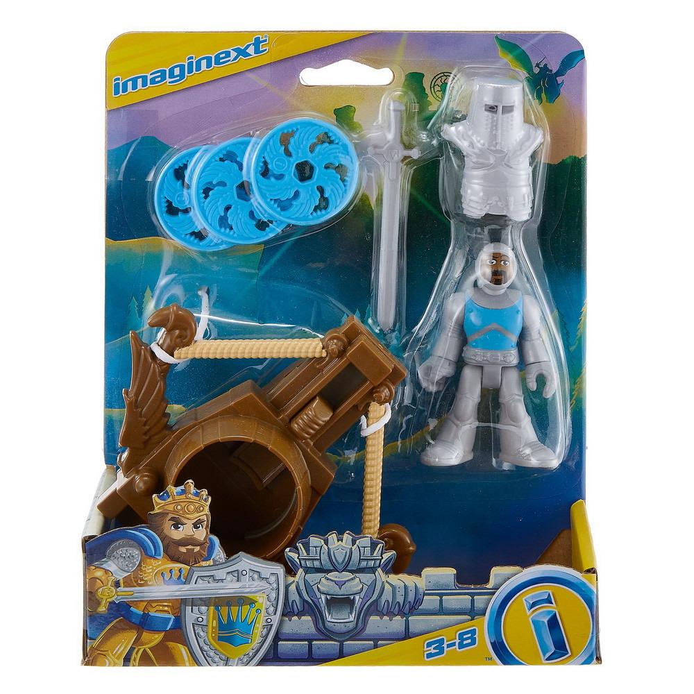 Игровой набор Mattel Imaginext Огнедышащий дракон рыцаря с пусковой ...