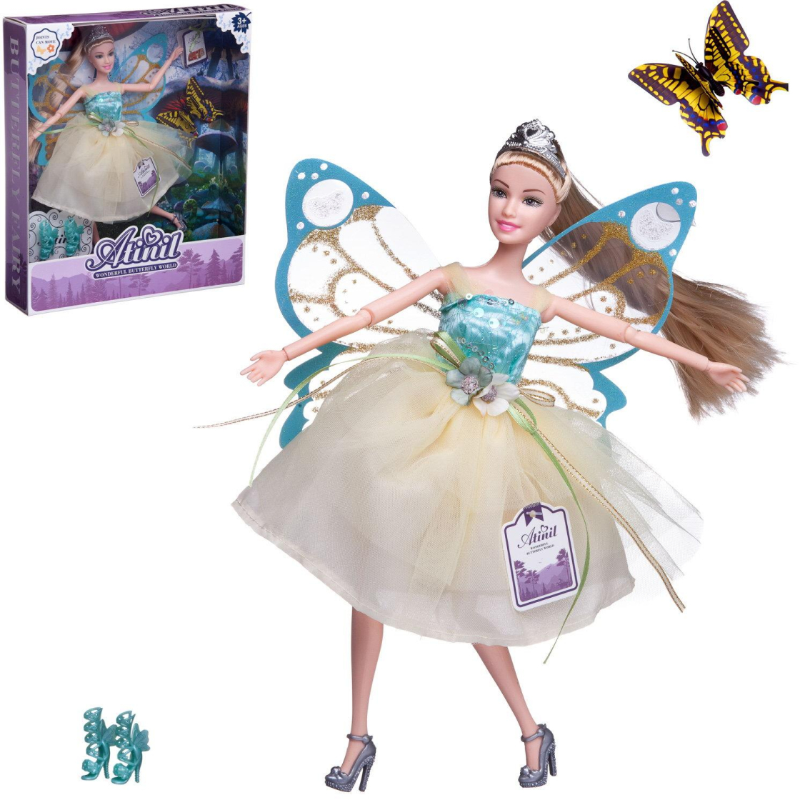 Кукла Junfa Atinil (Атинил) Фея в платье с бирюзой, 28см | купить, цена, отзывы